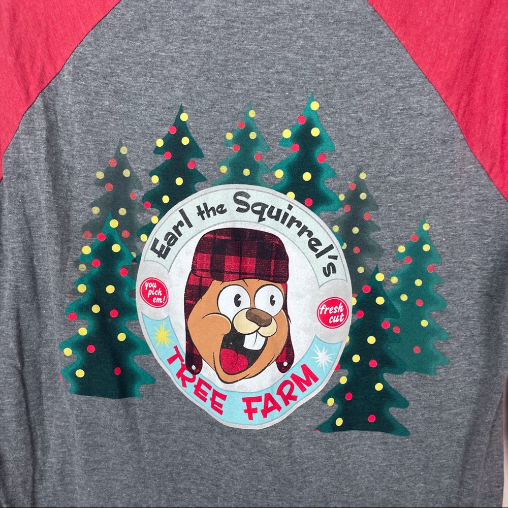 Universal Studios Parks Earl The Squirrel Raglan 827 - Gem